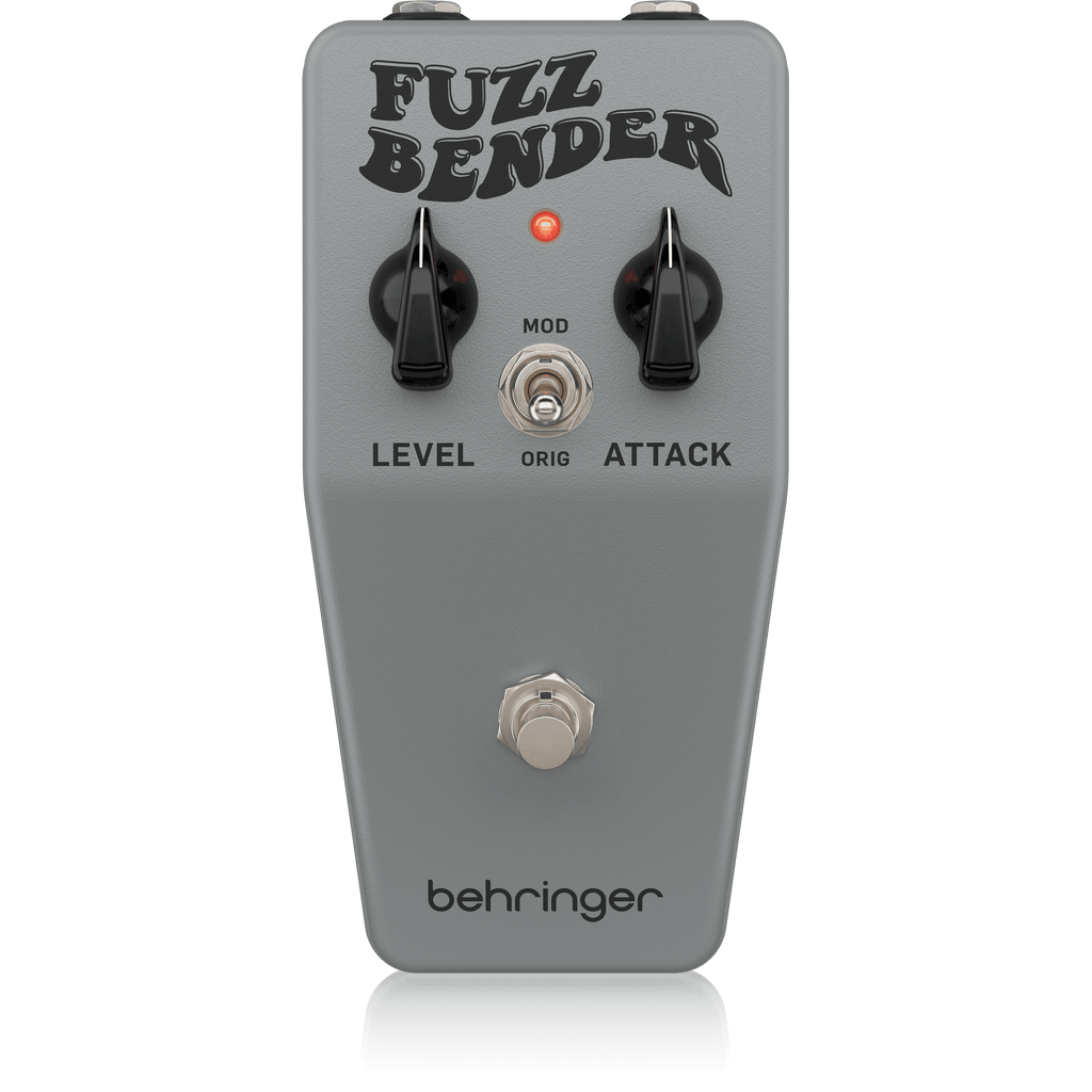 Behringer FUZZ BENDER Vintage 60s Style Fuzz Pedal with Custom Bias Mo