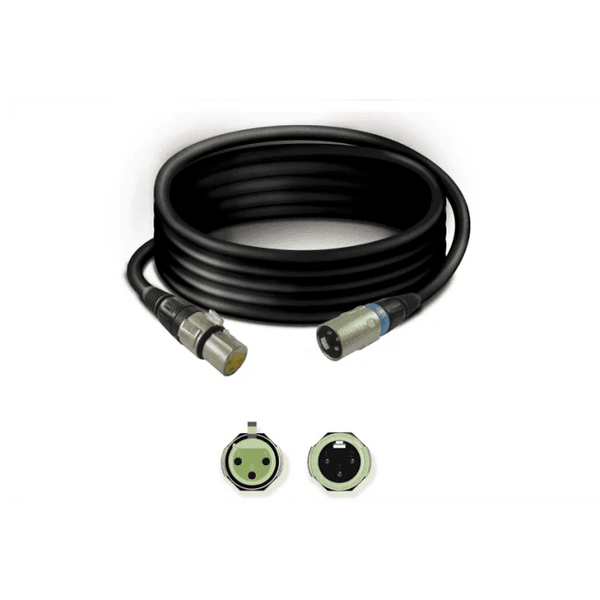 Buy Tasker TK3312M XLR 3 Pin Male to XLR 3 Pin Female cable - 12m in ...