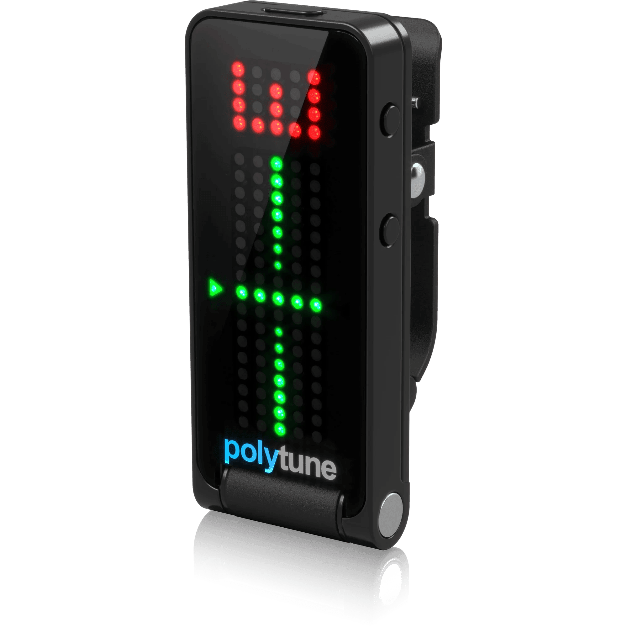 Buy TC Electronic Polytune Clip Black Lustrous Polyphonic Clip-On Tuner ...