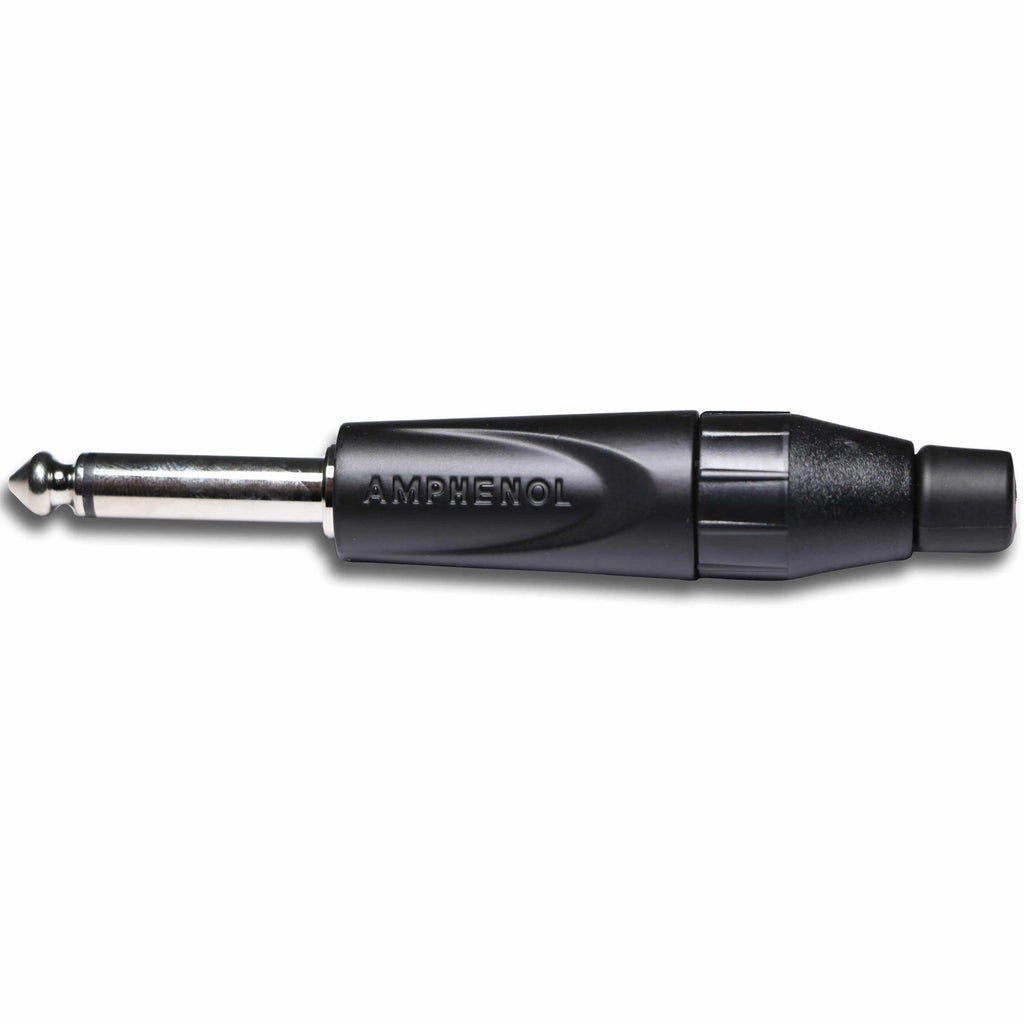 Tovaste TM2PB 1/4" Mono jack Thermoplastic Black Finish Connector